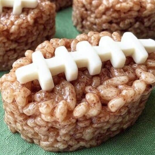 Gluten-free Football Rice Krispie Treats Recipe - Glutenfreez